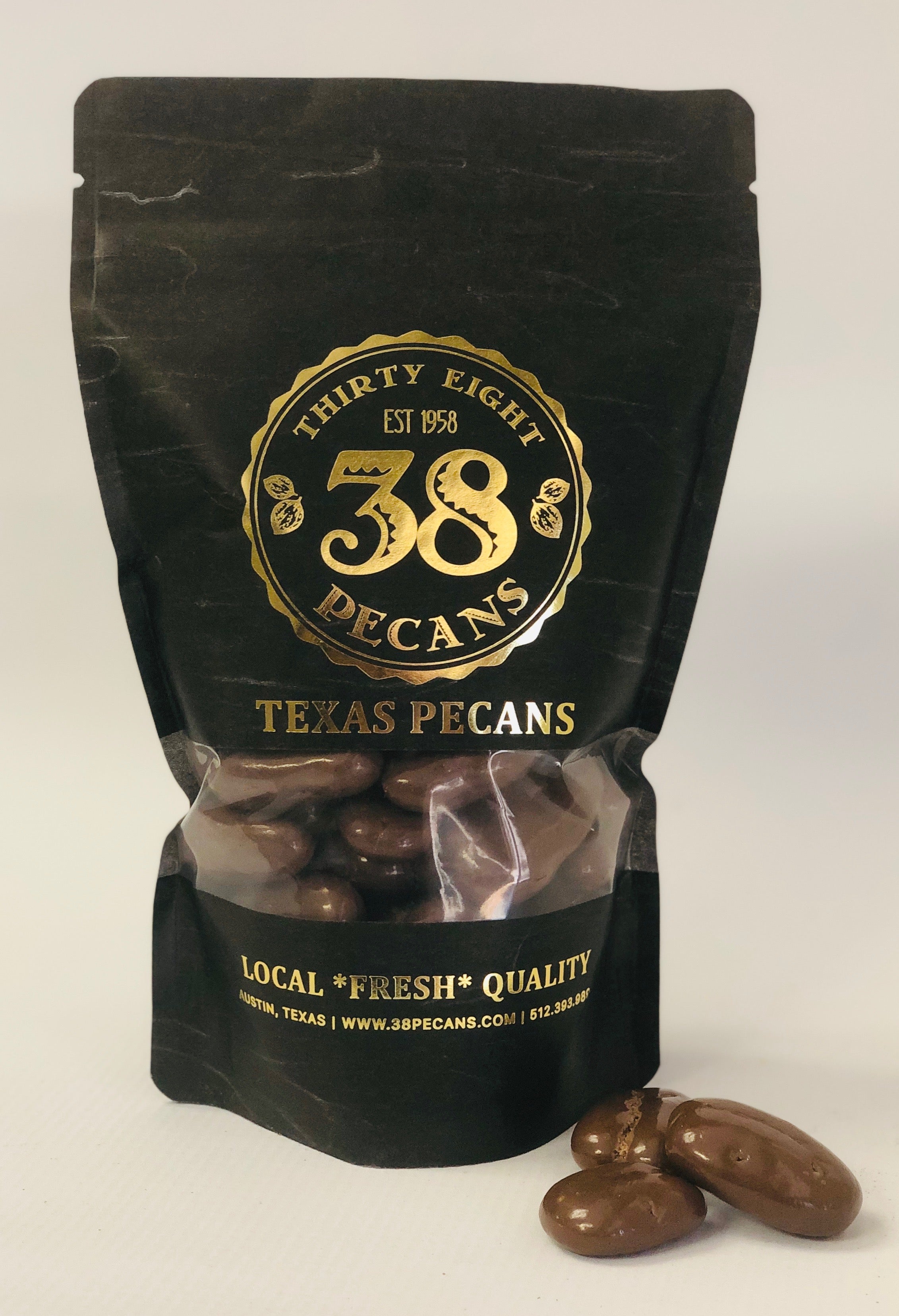 SUGAR FREE MILK CHOCOLATE PECANS – 38pecans